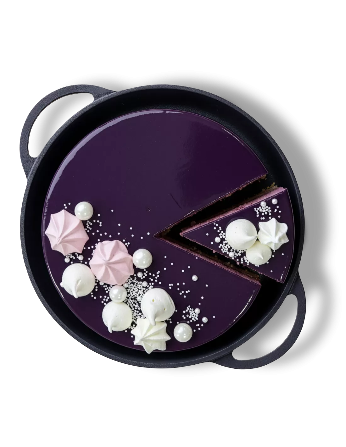 Tort mousse ciocolată și fructe de pădure